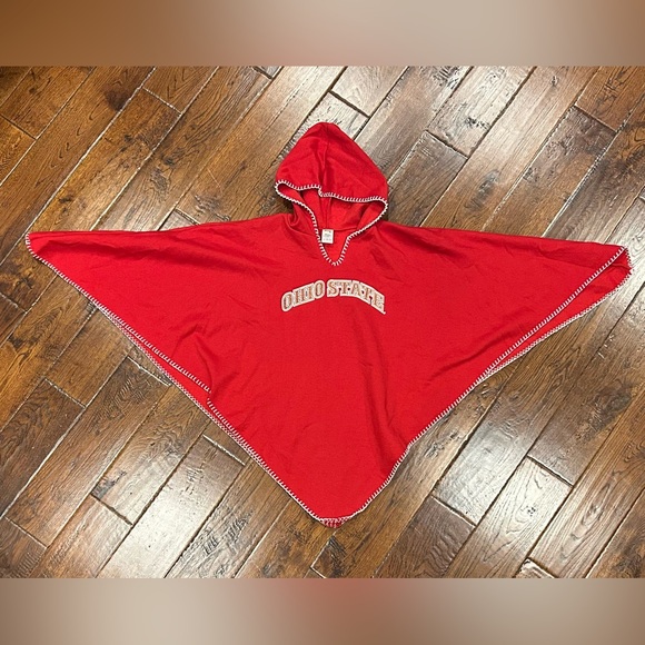 Little King | Tops | Little King Ohio State Logo Red Poncho Os Used ...